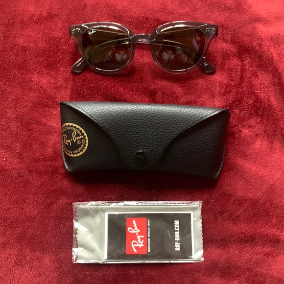 Ray-Ban | Accessories | Rayban Sunglasses Case New Translucent Gray ...